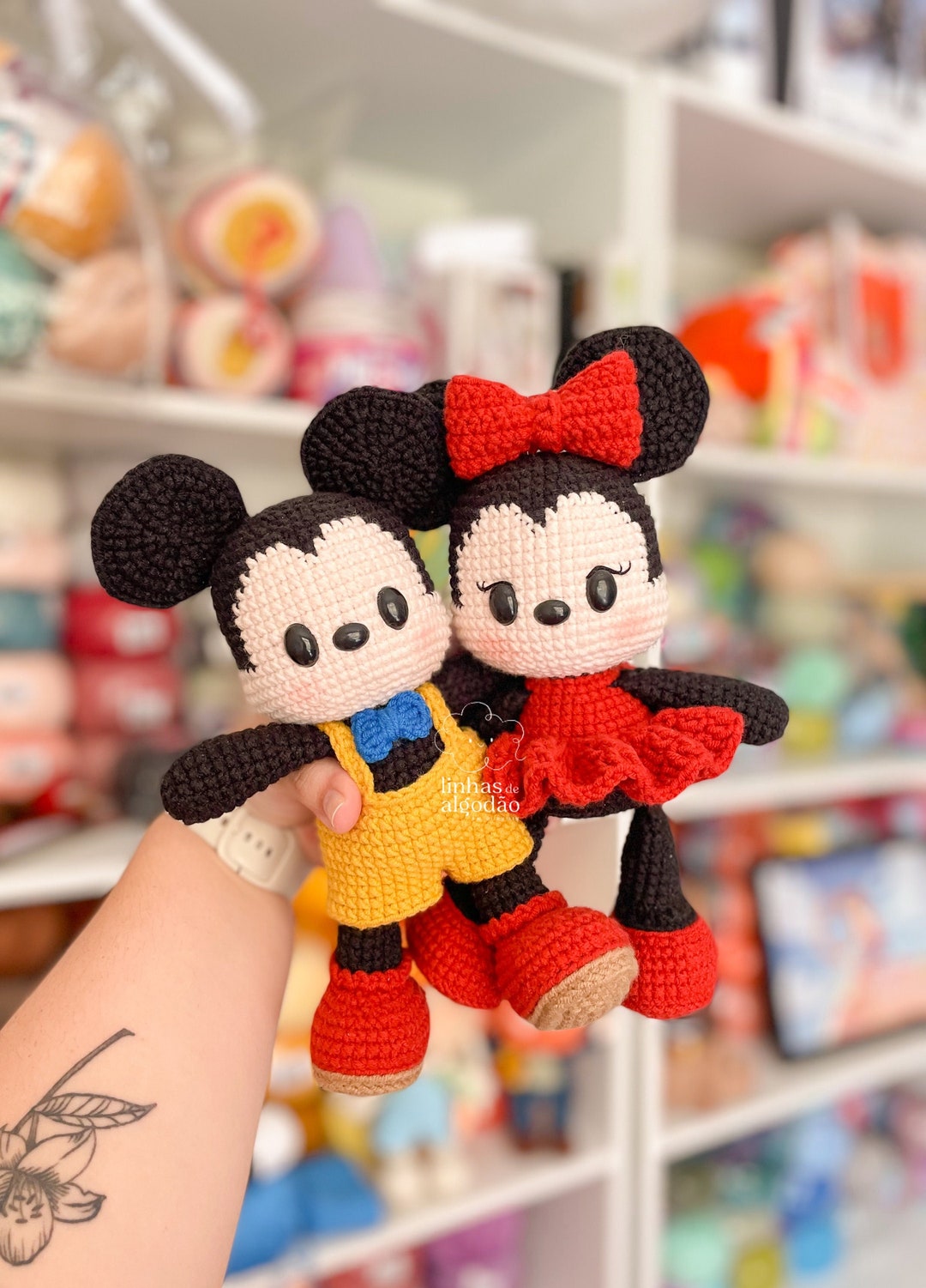 Mike and Mika Cute Mouse | Amigurumi Crochet Pattern by Linhas De ...