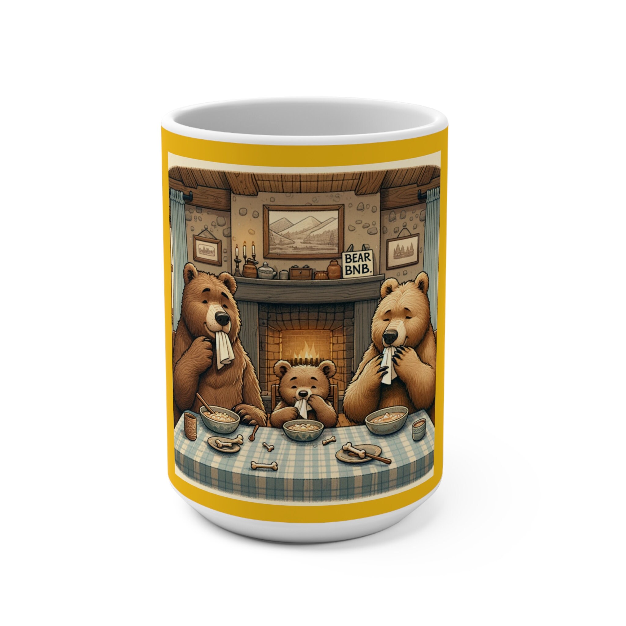 Goldilocks and the Three Bears Bearbnb Mug or Porridge Cup - Etsy