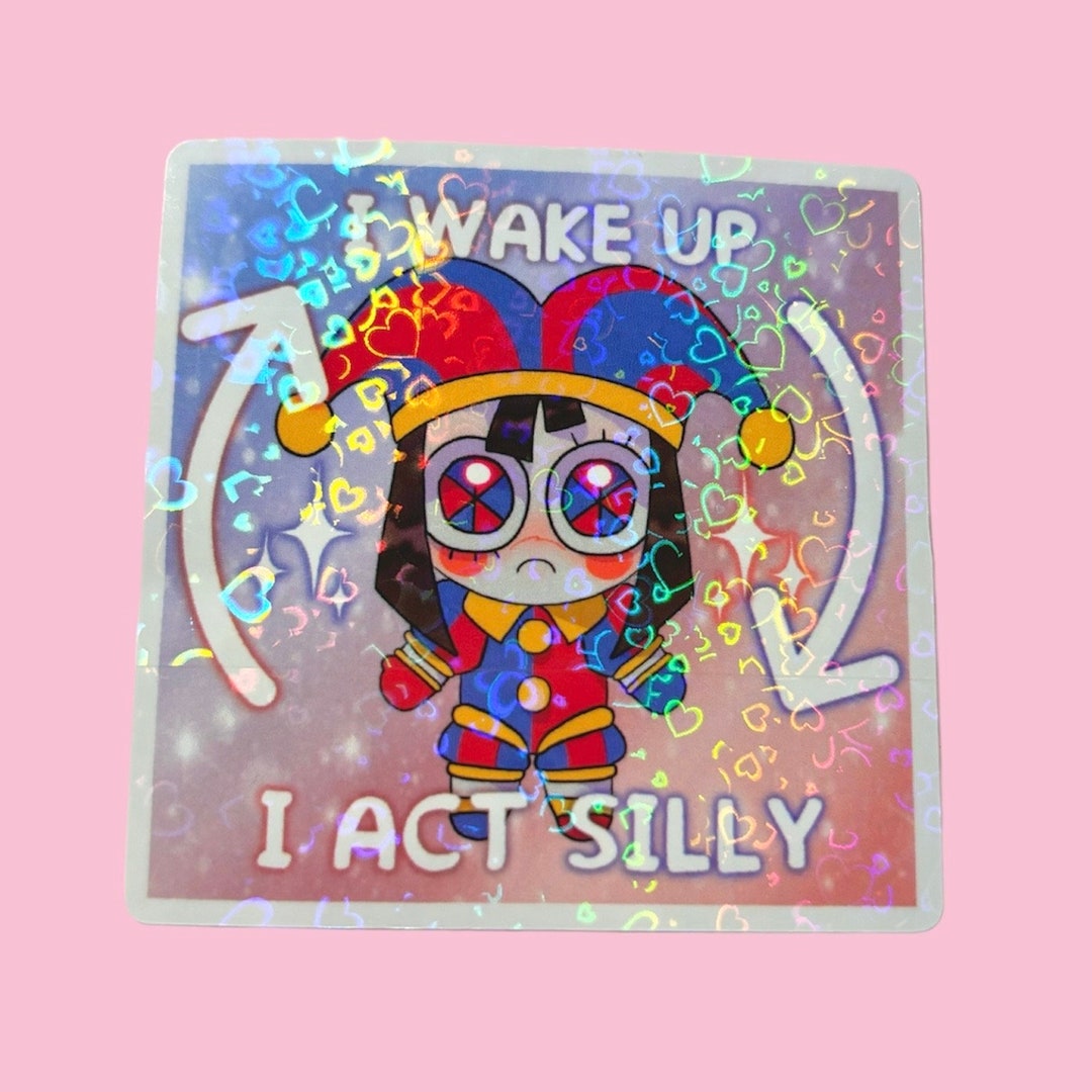 TADC Pomni 'I Wake up I Act Silly' Holographic 2.5-inch Holo Vinyl ...