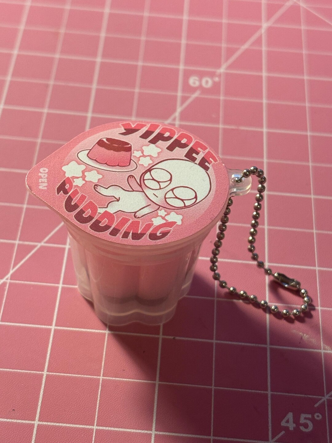 TBH Creature Yippee Pudding Cup Keychain With Squishy Inside! - Etsy