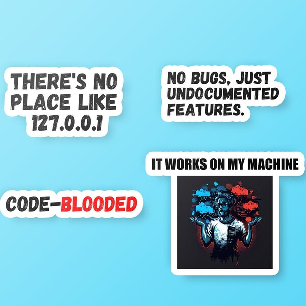 Developer Stickers - Etsy