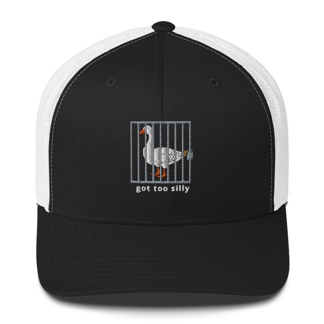 Embroidered Silly Goose Trucker Hat | Got Too Silly Hat | Funny Goose ...