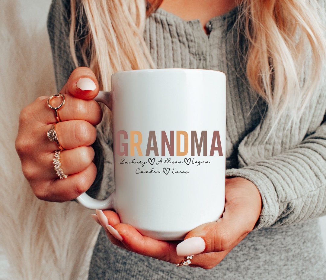 Personalized Grandma Coffee Mug | Mother's Day Gift | Gift for Grandma ...