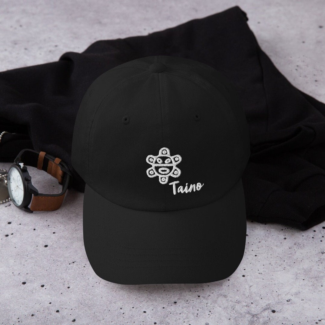 Taino Embroidered Dad Hat | Puerto Rico Taino Hat | Sol Taino | Taino ...