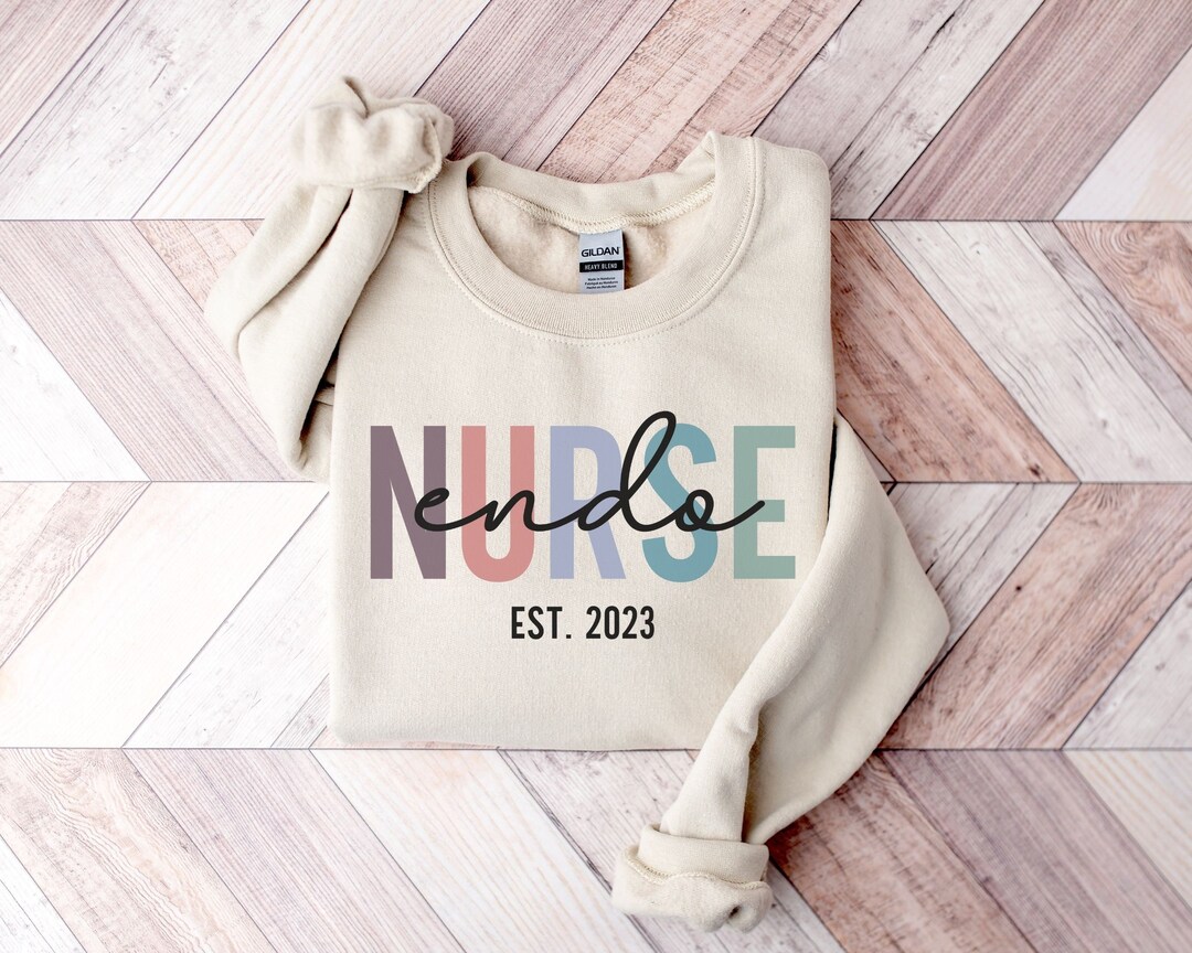 Personalized Endo Nurse Sweatshirt, Endoscopy Nurse Gift, Endo RN ...