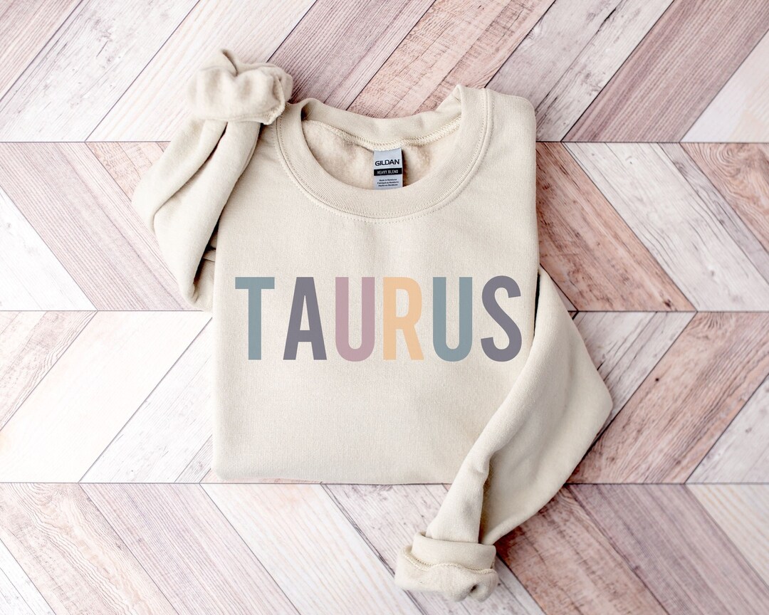 Taurus Sweatshirt | Taurus Zodiac Sign Crewneck | Horoscope Shirt ...