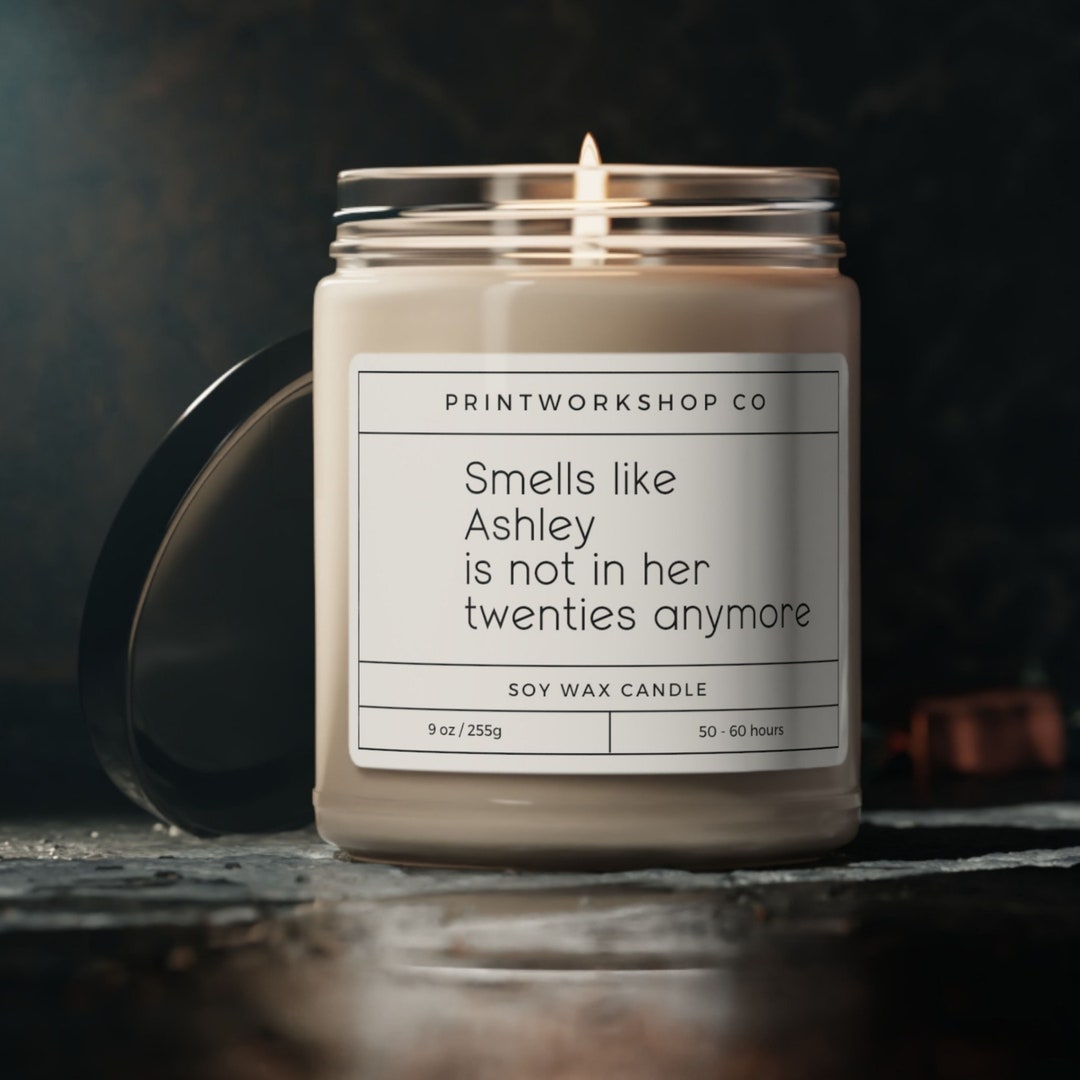 Custom 30th Birthday Candle 30th Birthday Gift Dirty Thirty Candle 30th ...