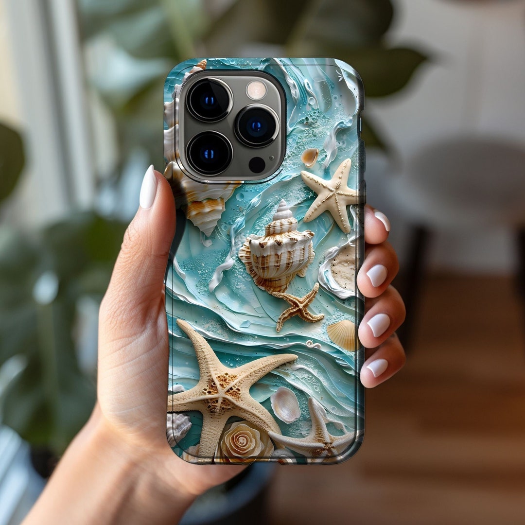 Seashell Print Phone Case | Summer Phone Case | Summer Nature | iPhone ...