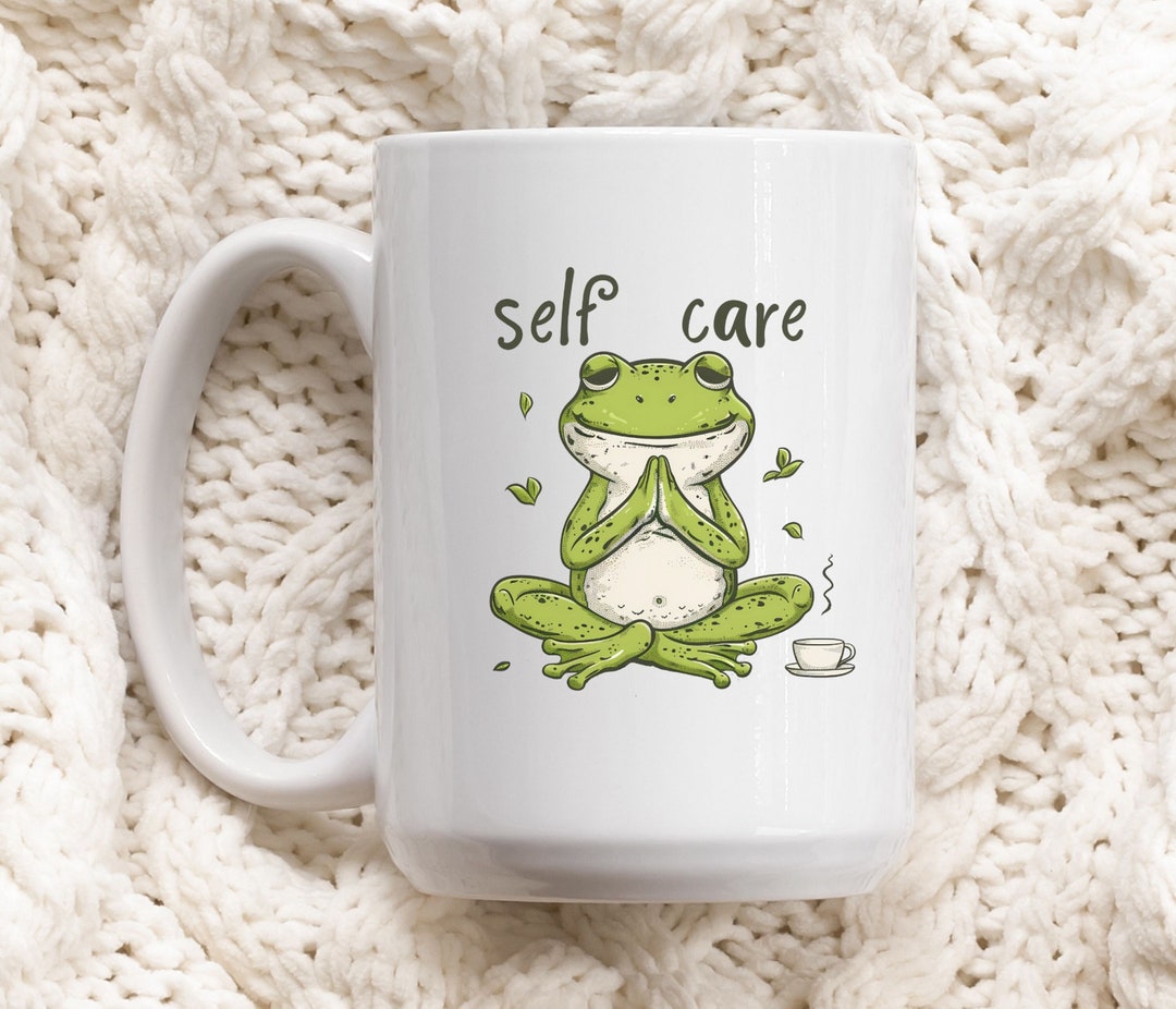Self Care Frog Mug | Funny Frog Mug | Frog Lover Mug | Milf Frog Mug ...