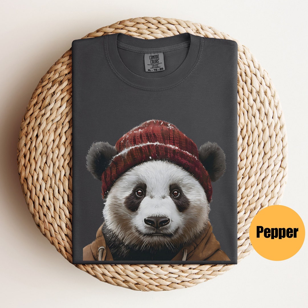Panda Graphic Tee | Cute Panda Bear Shirt | Womens Bear Shirt | Panda ...