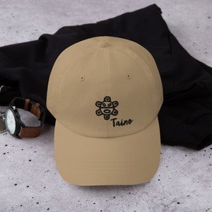 Taino Embroidered Dad Hat | Puerto Rico Taino Hat | Sol Taino | Taino ...