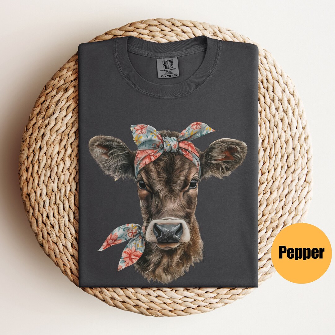 Highland Cow Shirt | Heifer Shirt | Cow Lover Gift | Ranch Tee | Farmer ...