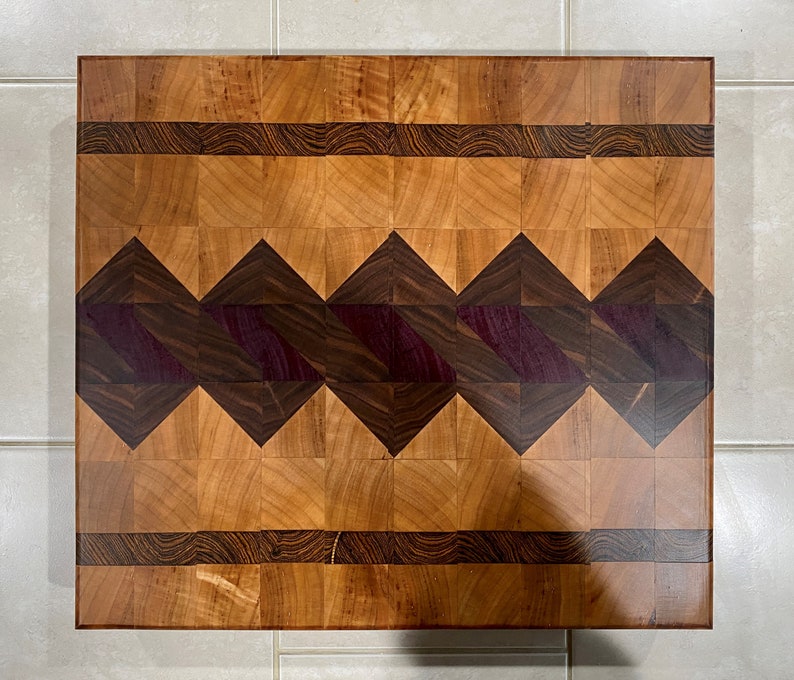 Cutting Board - 3D End Grain - Twisted - Etsy