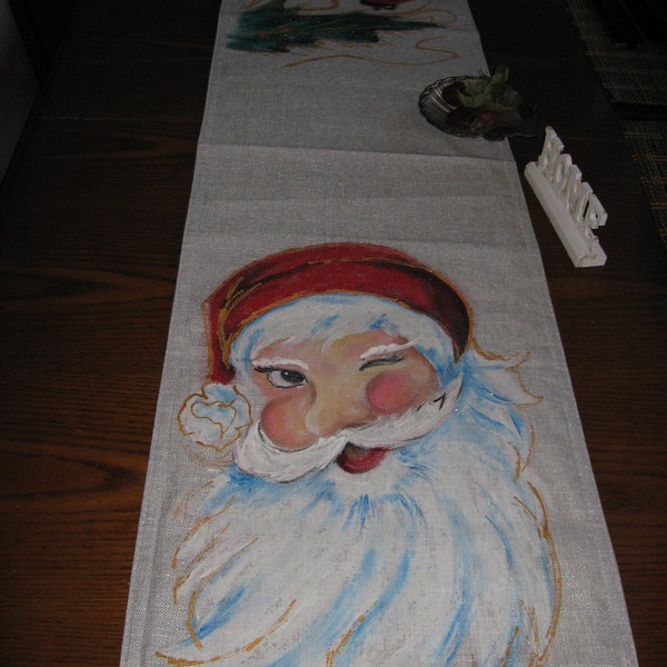 Hand Painted Runner - Etsy
