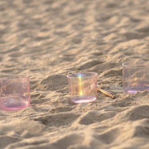 Alchemy Amethyst and Rose Quartz Singing Bowl Set for Heart Chakra - Etsy