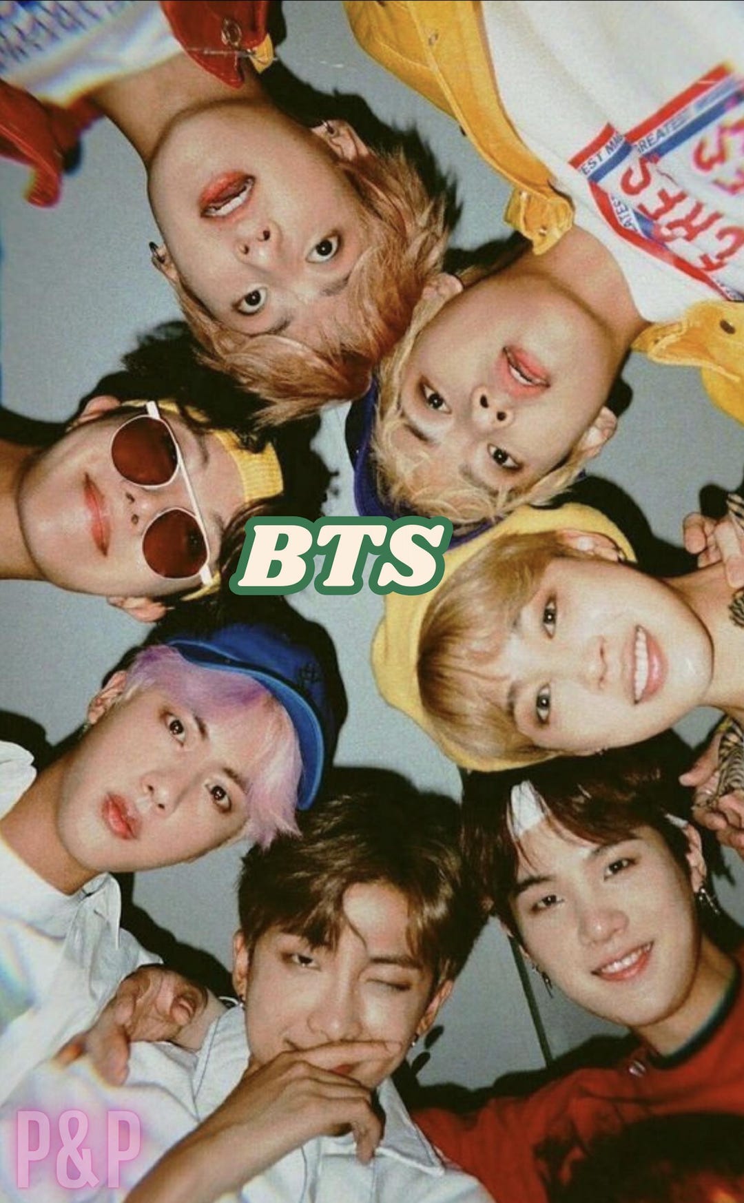 BTS Digital Poster OT7 - Etsy
