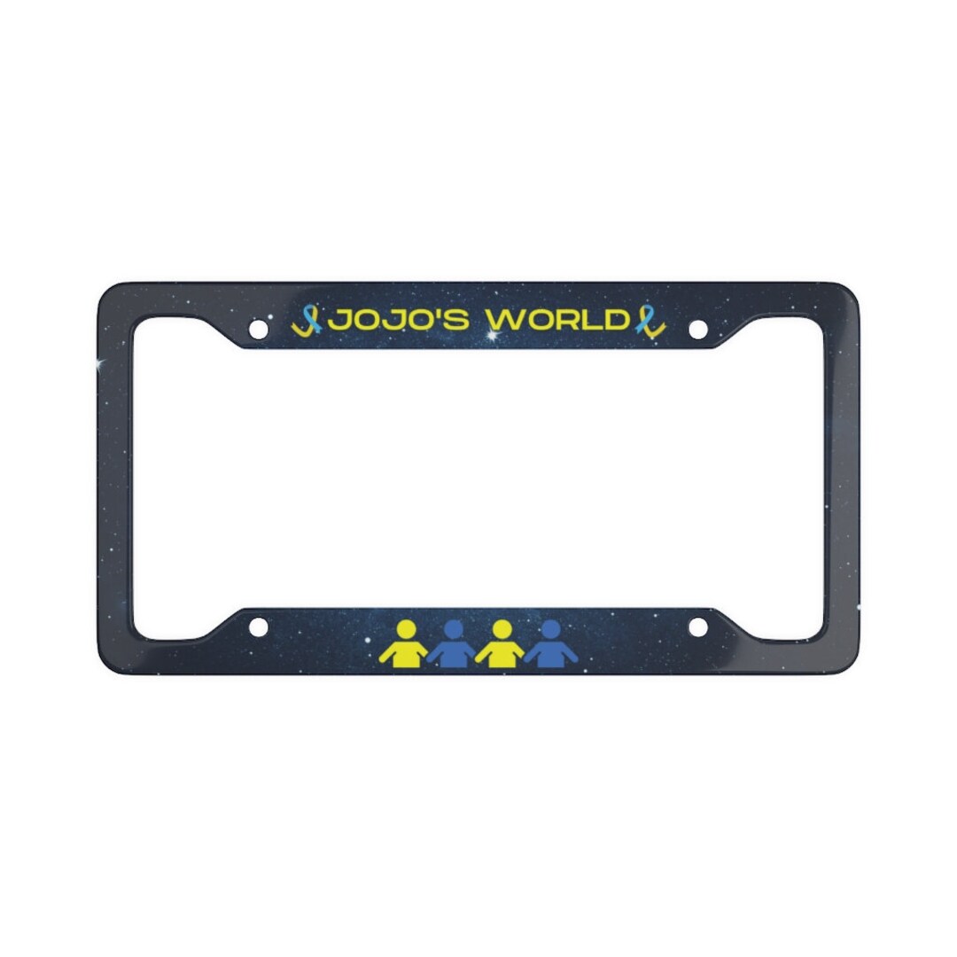 Jojo's World Down Syndrome Awareness License Plate Frame - Etsy