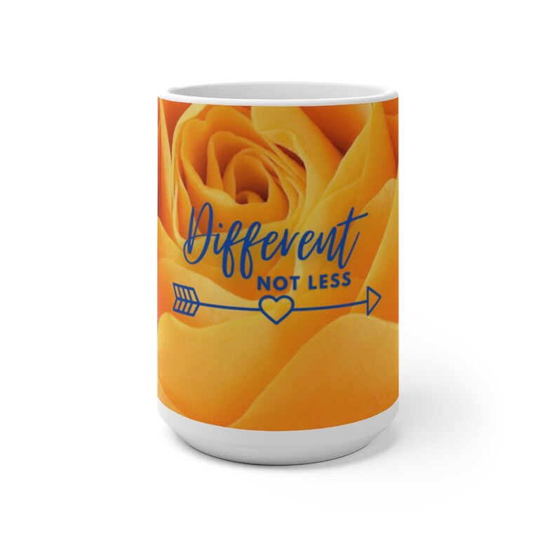 Yellow Rose Different Not Less Down Syndrome Awareness Color Changing ...