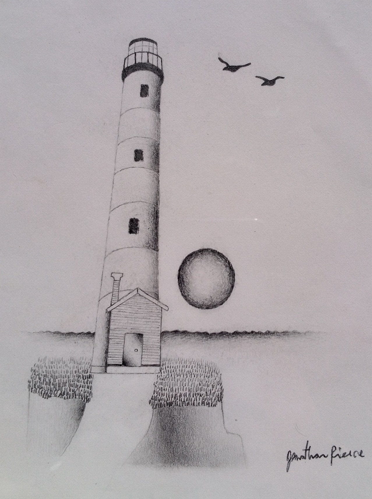 Easy Pencil Drawings Of Lighthouses