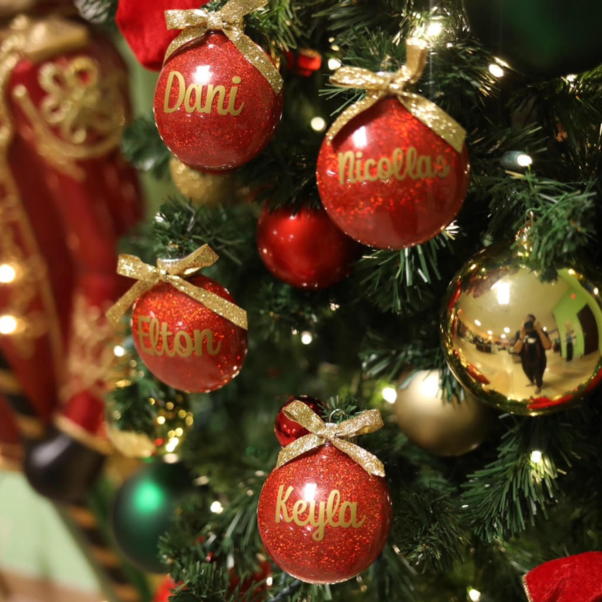 Personalized Custom Name Ornament Gift Christmas Holiday | Etsy