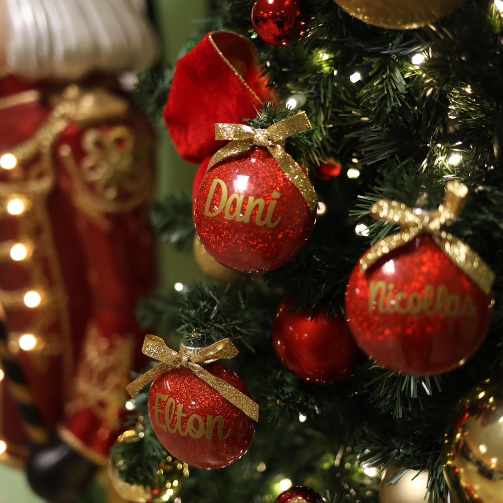 Personalized Custom Name Ornament Gift Christmas Holiday | Etsy