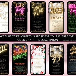 Electronic Disco Birthday Invitation, Digital 70s Retro Party Invite ...
