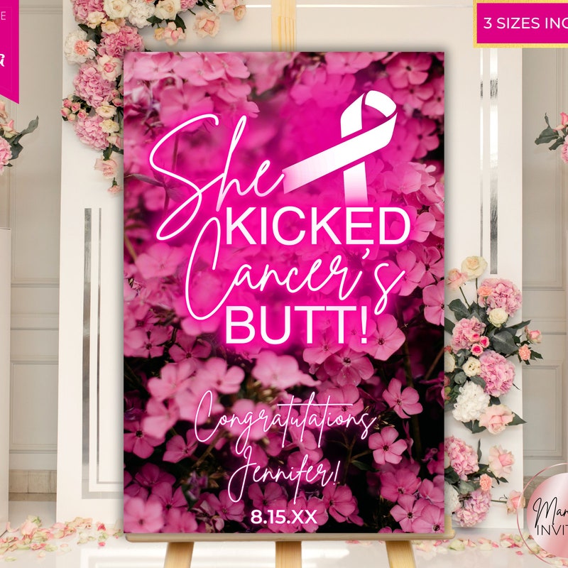Cancer Free Party - Etsy