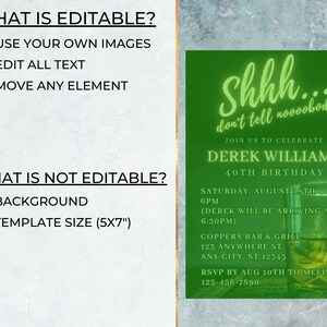 Printable Men's Surprise Birthday Party Whiskey Invitation, Printable ...