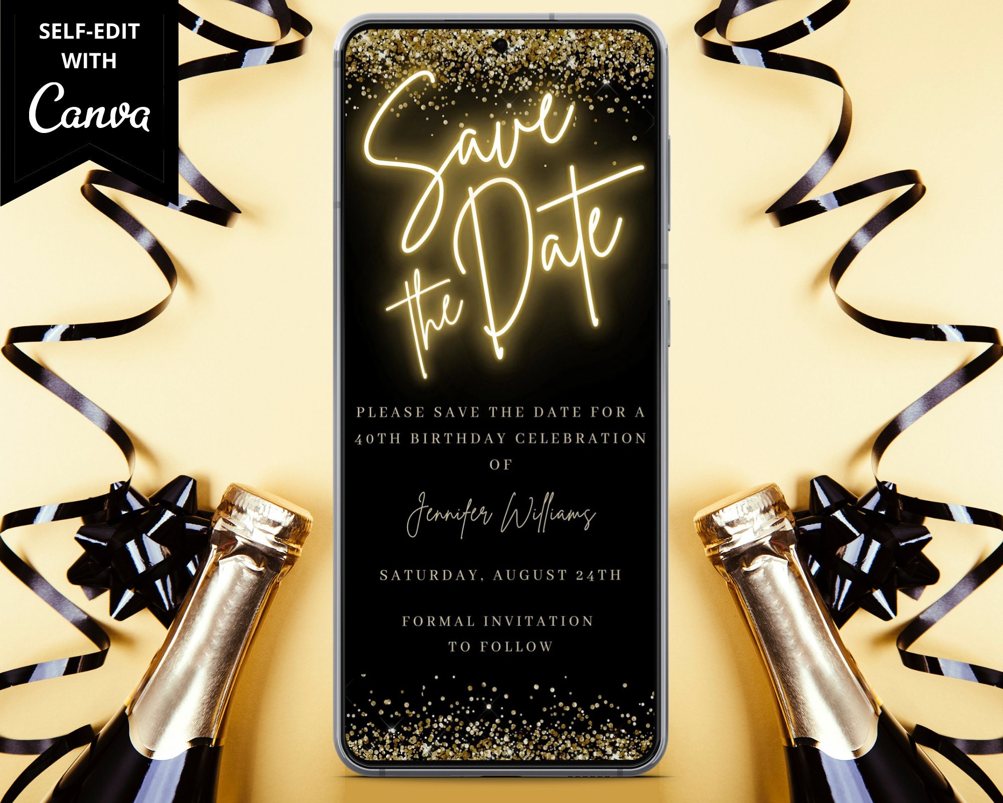 Save The Date Party Template Save The Date Party Template