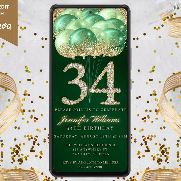 34th Birthday - Etsy