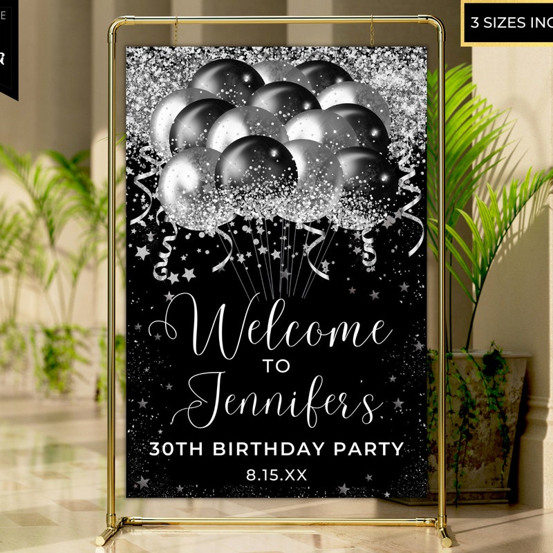 Birthday Party Sign - Etsy
