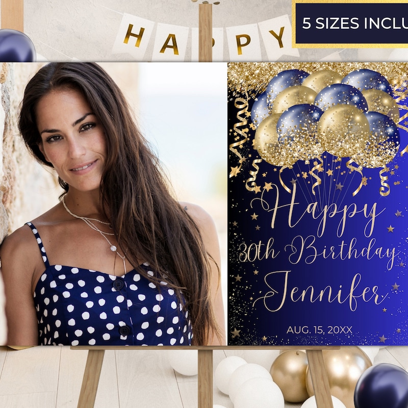 Navy Blue Gold - Etsy