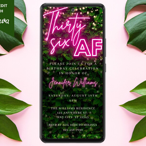 36th Birthday Party - Etsy