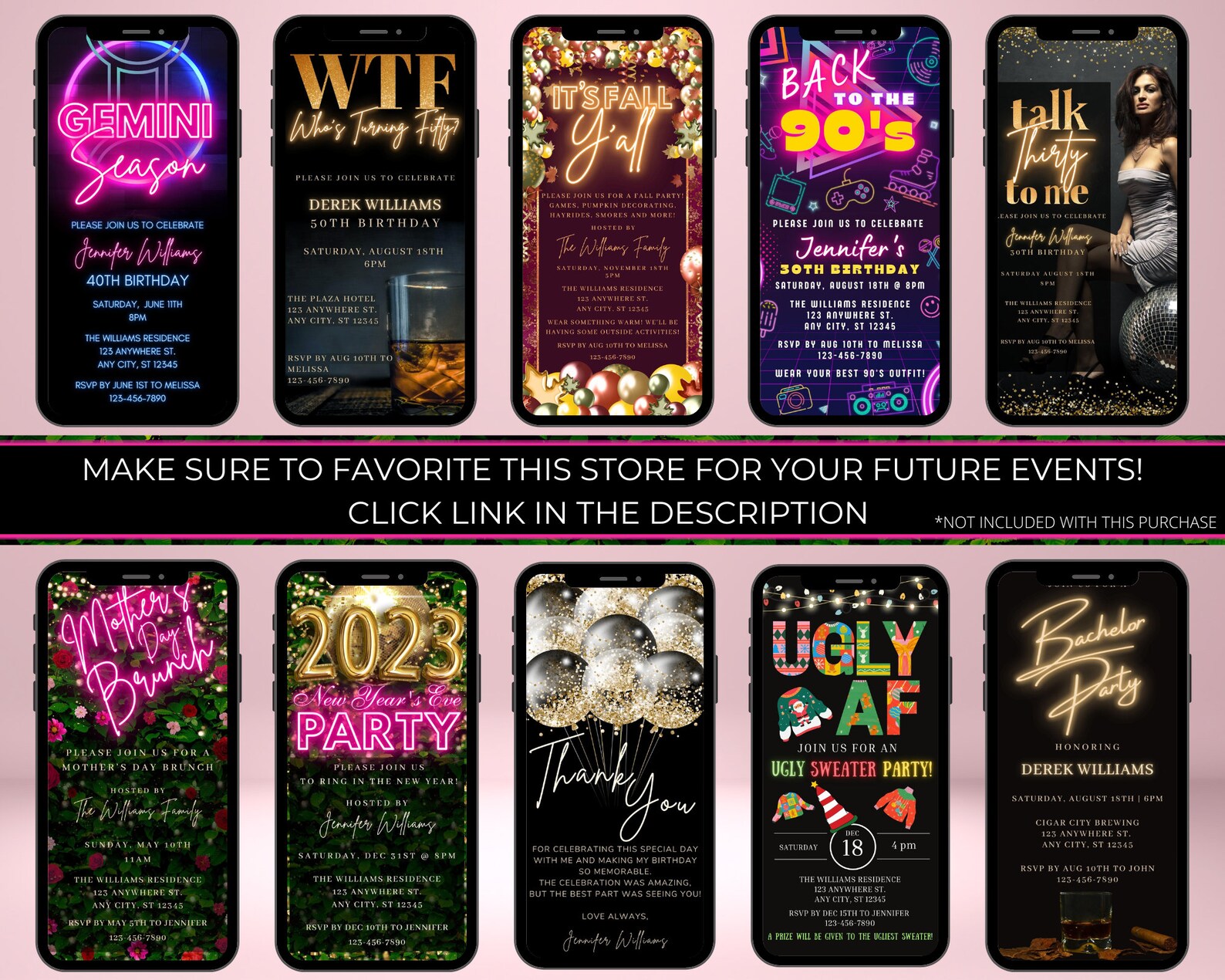 Digital Men's Birthday Weekend Invitation Electronic - Etsy