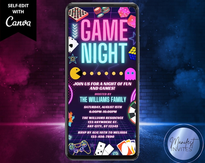 Game Night Svg, Jpg, Dxf and Png - Etsy Canada