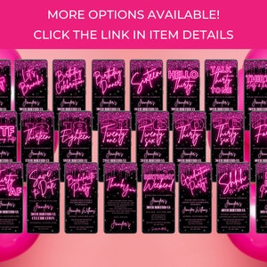 Digital Twenty One AF 21st Birthday Party Invitation, Electronic Text ...