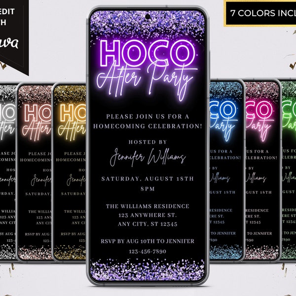 Digital Party Invite - Etsy