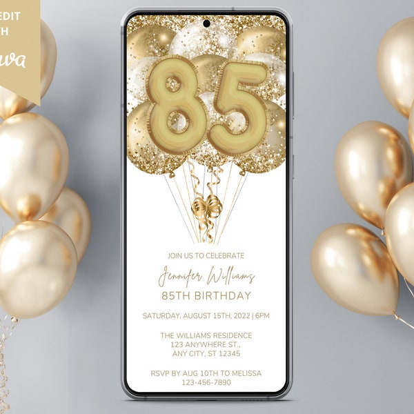 85th Birthday Posters - Etsy