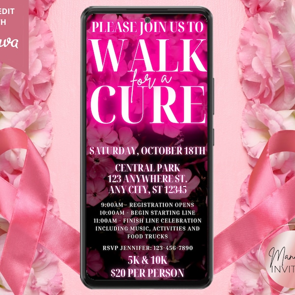 Breast Cancer Walk - Etsy