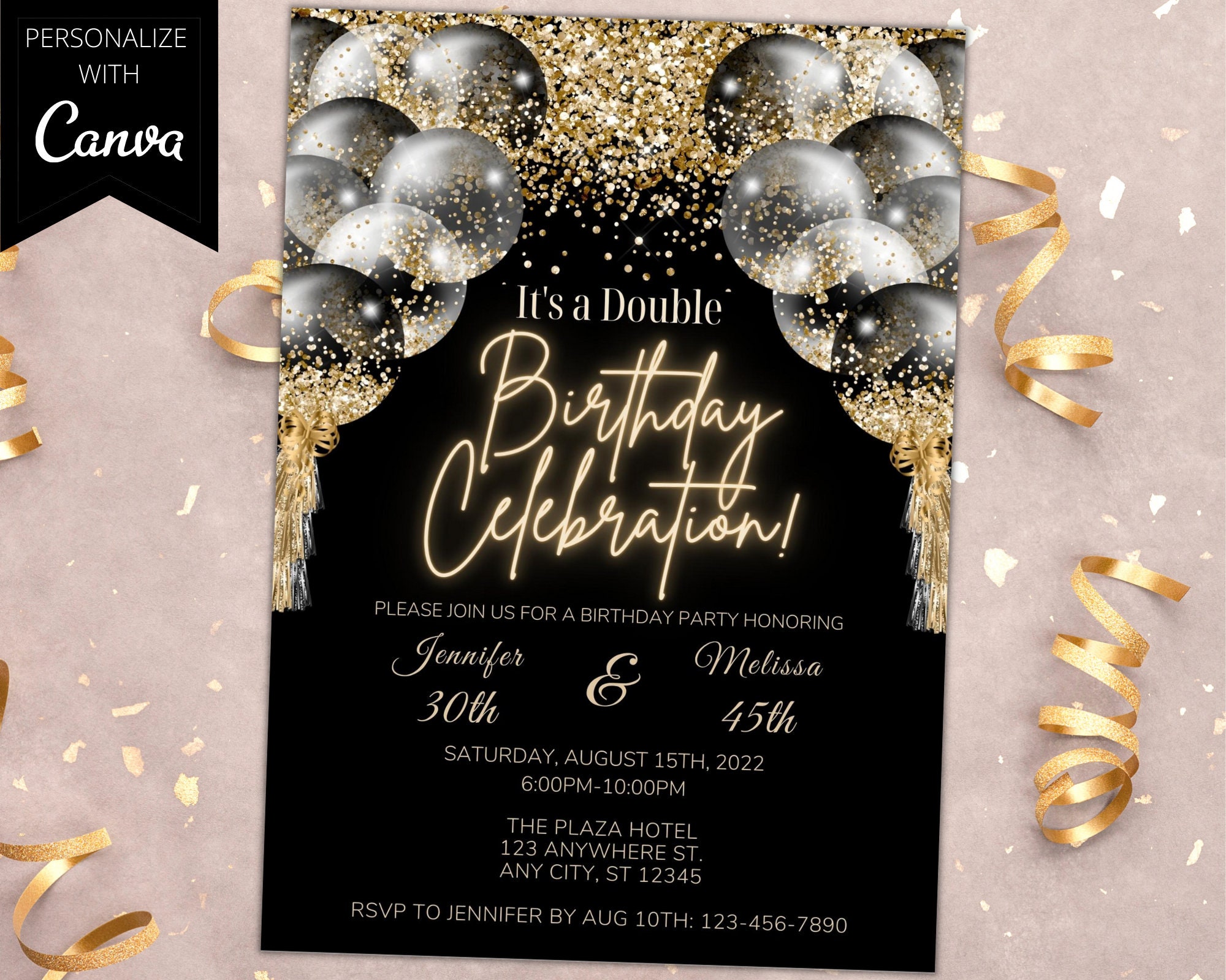 Adult Birthday Party Invitation Templates Adult Birthday Invitations