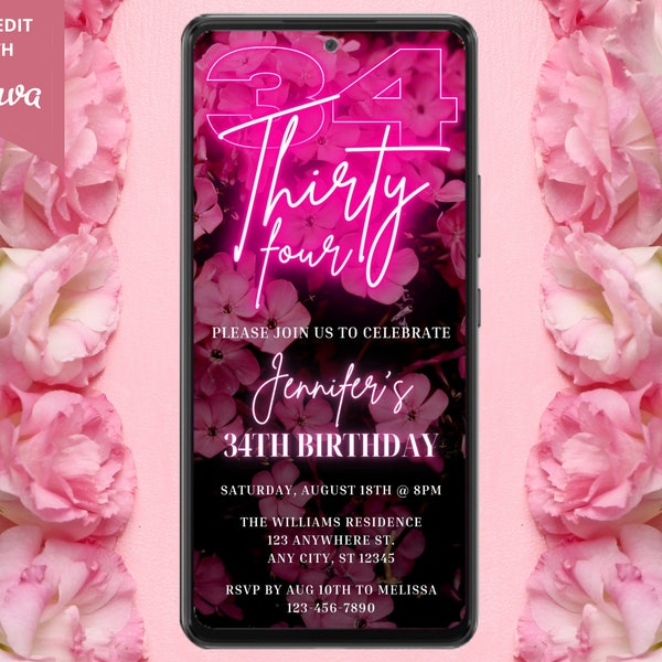 34th Birthday Themes - Etsy