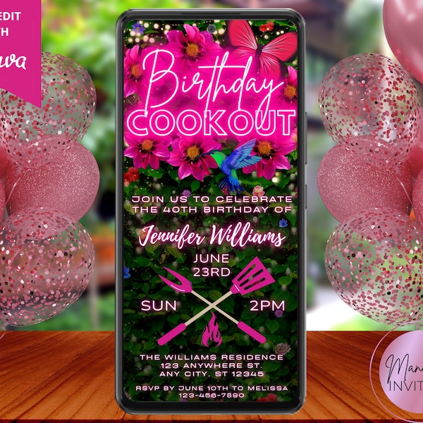 Cookout Invitation - Etsy