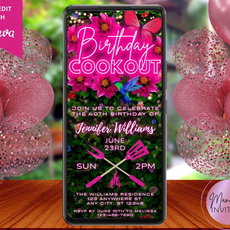 Cookout Invitation - Etsy