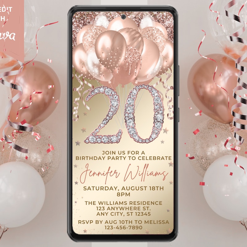 20th Birthday - Etsy