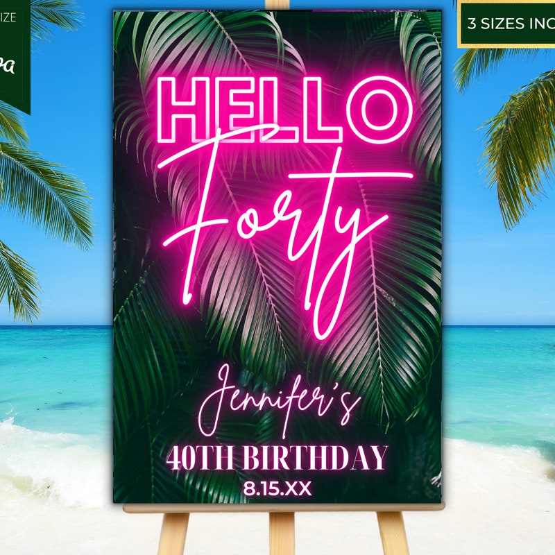 Tropical Birthday Decorations - Etsy