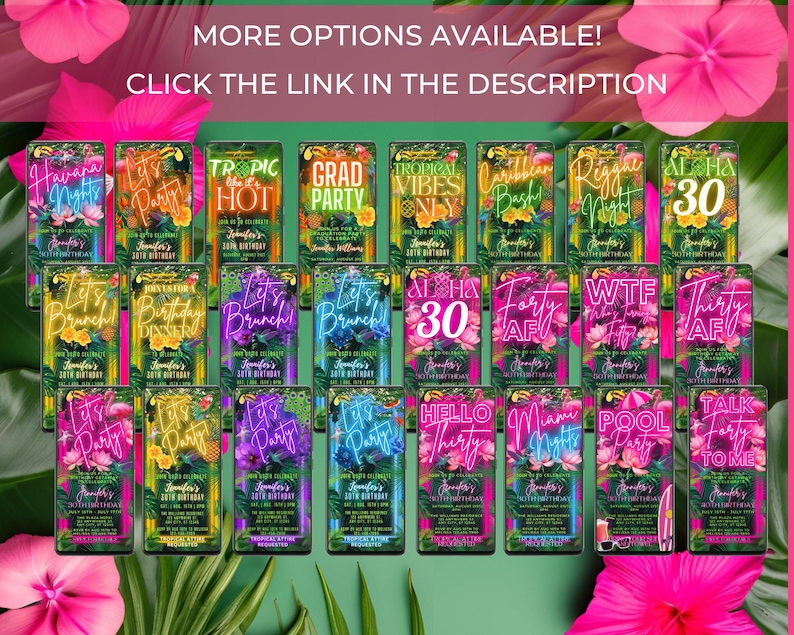 Digital Tropical Baby Shower Party Invitation, Gender Neutral, Couple's ...