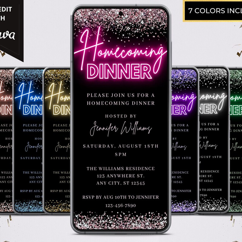 Homecoming Pre Party Invitations - Etsy