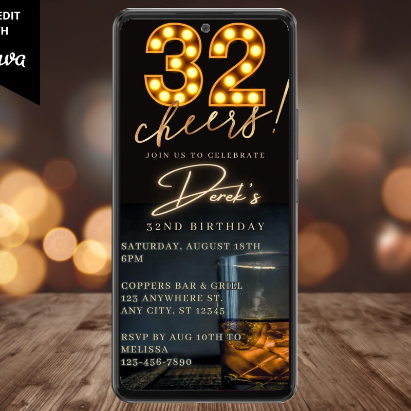 Men Birthday Invite - Etsy