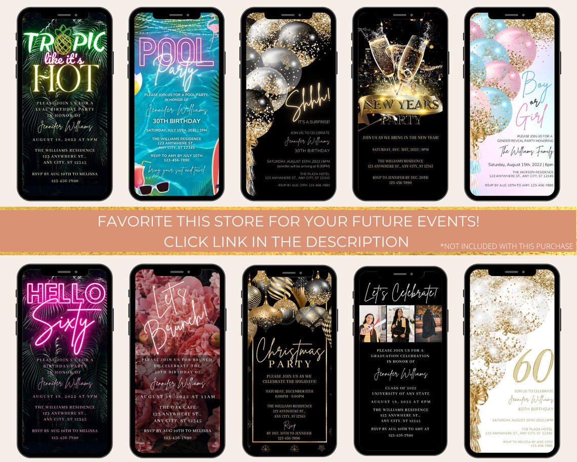 Digital Graduation Party Invitation Electronic Grad Party - Etsy