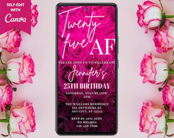 Night Club Theme Birthday Party Invitation Template, Dancing Bar 21st ...